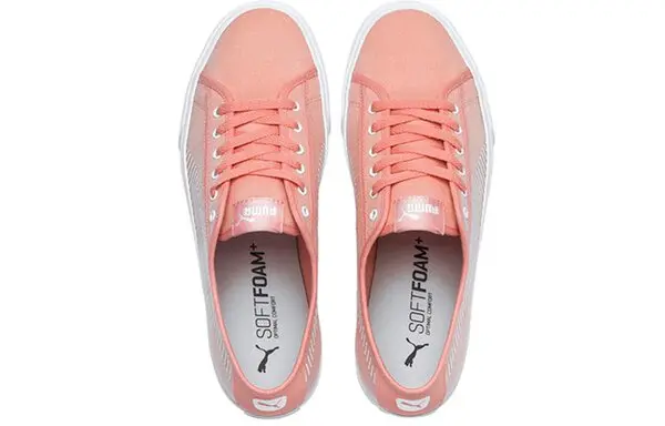 PUMA Bari Peach Bud Lace-up Sneakers