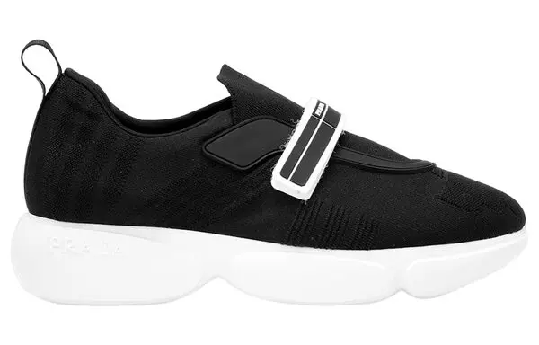 Prada Cloudbust Rubber And Leather Sneakers