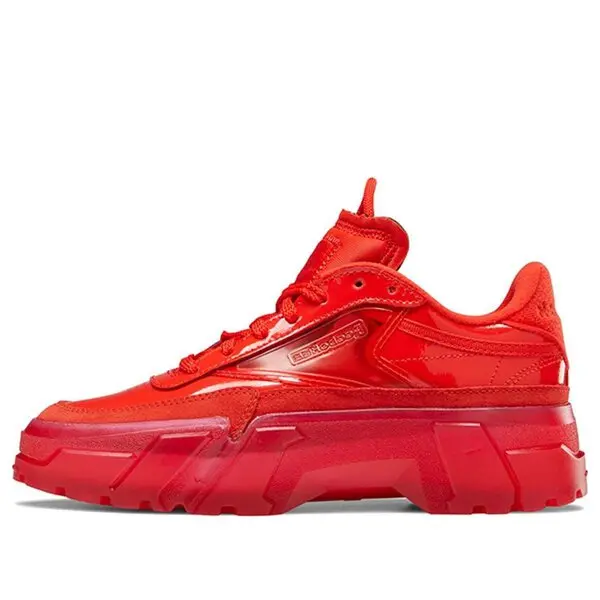 REEBOK Club C Instinct Patent And Mesh Sneakers - Red