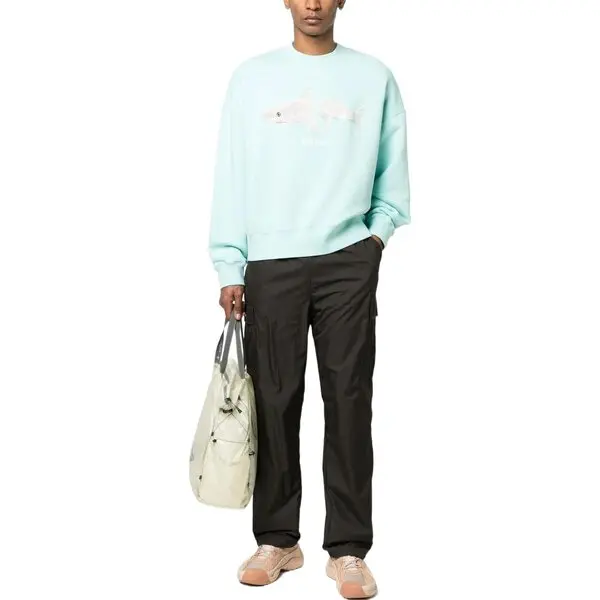 Palm Angels Split Shark Crewneck Sweater