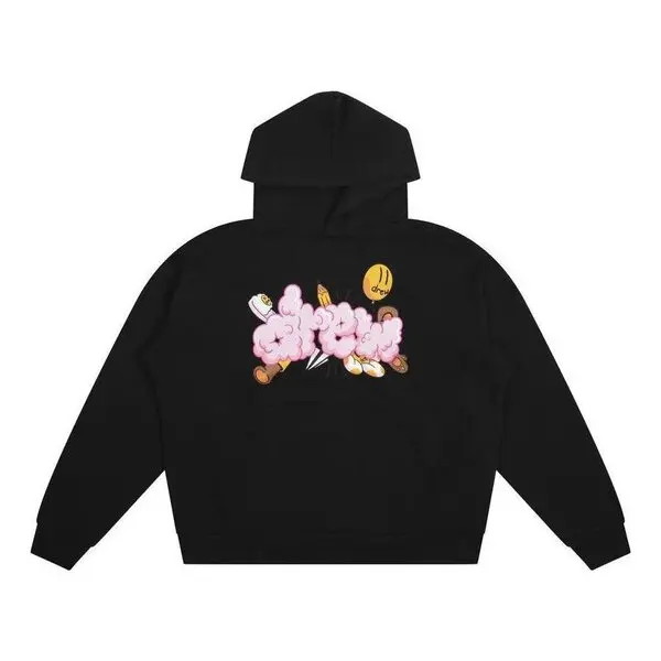 Drew House Doodle Joy Hoodie - Black