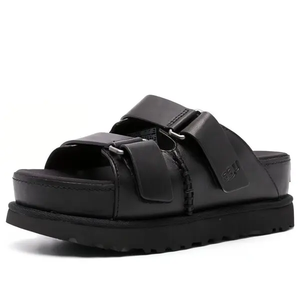 UGG Goldenstar Hi Slide Sandals - Black