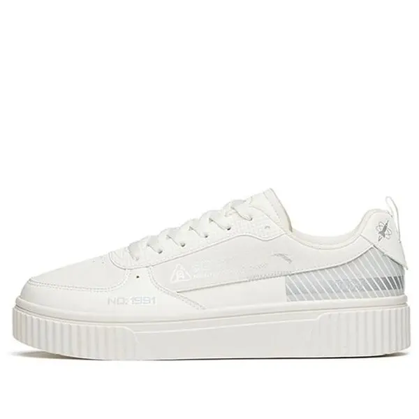 ANTA Lifestyle Skate Shoes - White/grey