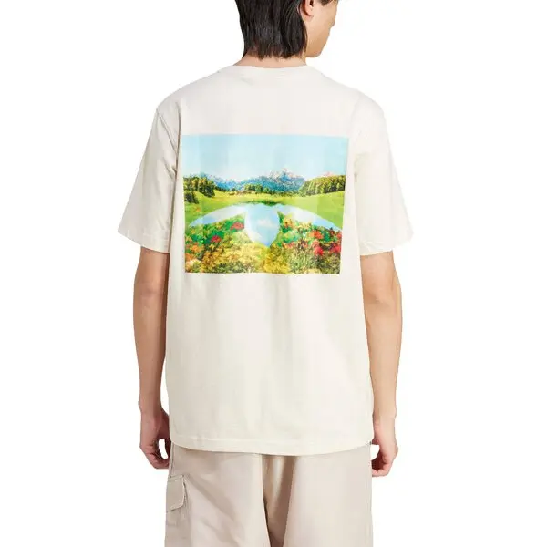 Adidas Graphic T-shirt Asia Sizing - Beige
