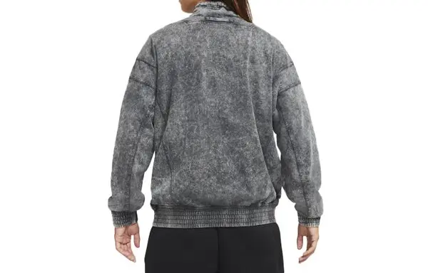 Nike Stand Collar Knit Washed Jacket