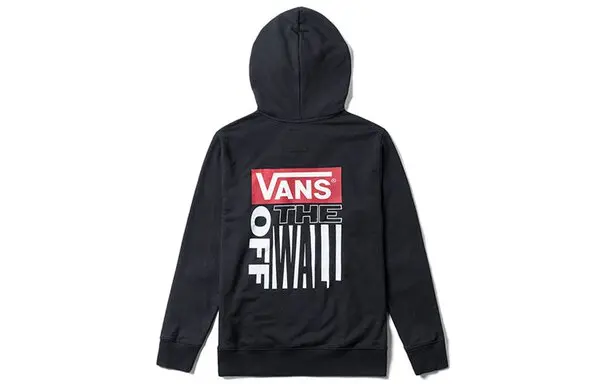 VANS Casual Sports Hoodie - Black
