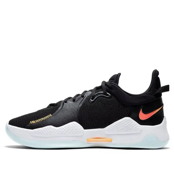 Nike Pg 5 Low Top Athletic Sneakers - Black