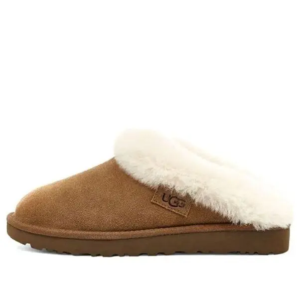 UGG S Genuine Sheepskin Lined Slipper - Tan