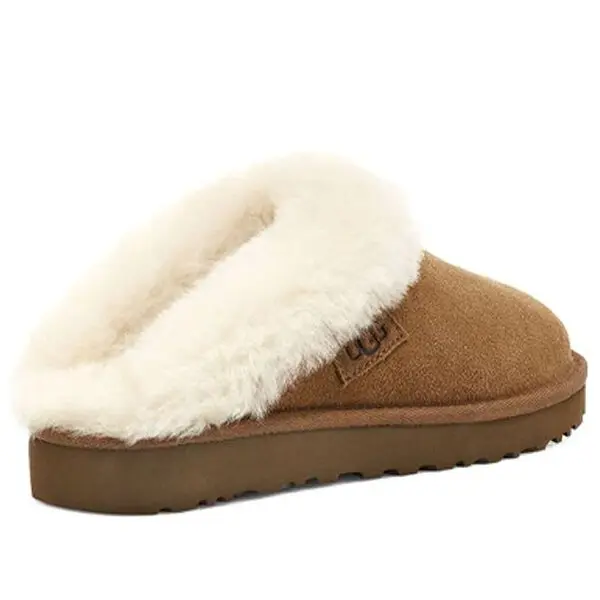 UGG S Genuine Sheepskin Lined Slipper - Tan