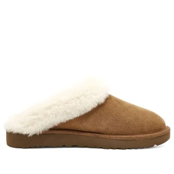 UGG S Genuine Sheepskin Lined Slipper - Tan