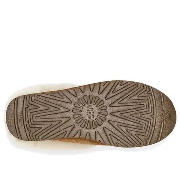 UGG S Genuine Sheepskin Lined Slipper - Tan