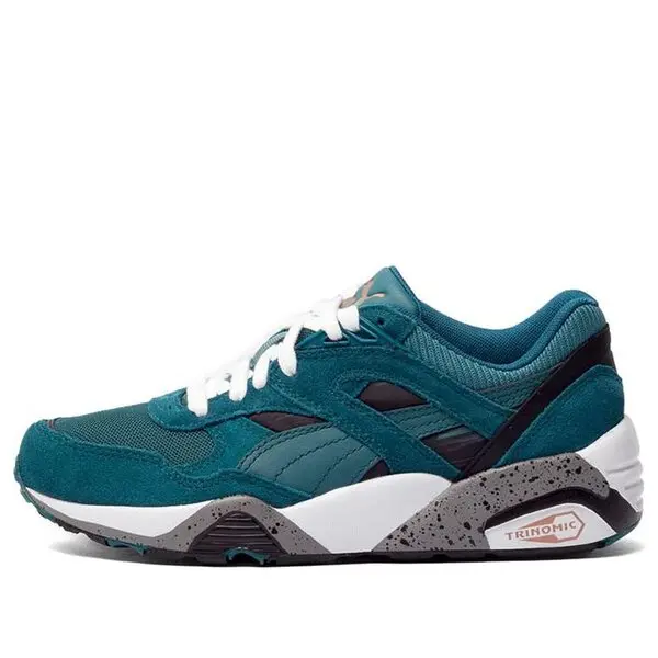 PUMA R698 Femme Print Athletic Sneakers - Blue