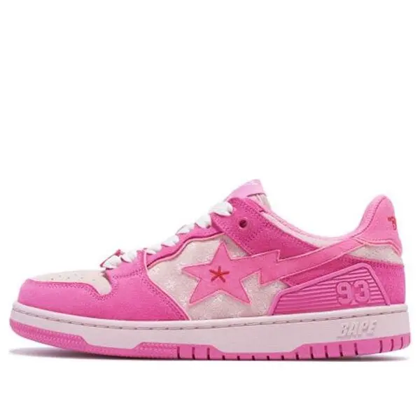 A BATHING APE Sk8 Sta Sneakers - Pink/light Pink