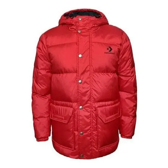 CONVERSE Down Fill Puffer Jacket - Red