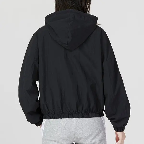 Adidas Essentials 3-stripes Woven Windbreaker - Black/white