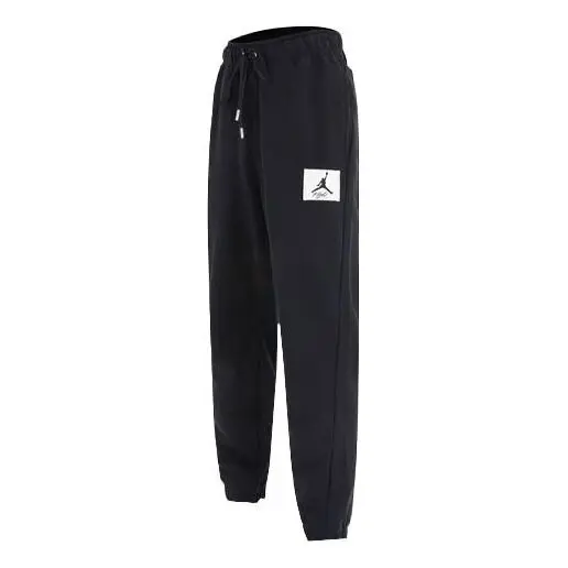 JORDAN Essentials Statement Casual Sports Knit Long Pants/trousers Autumn Black - Default Color