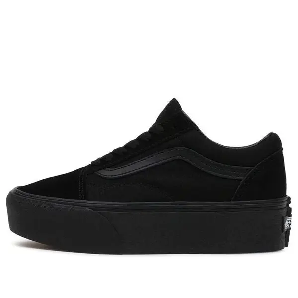 VANS Old Skool Stackform Platform Sneakers - Black
