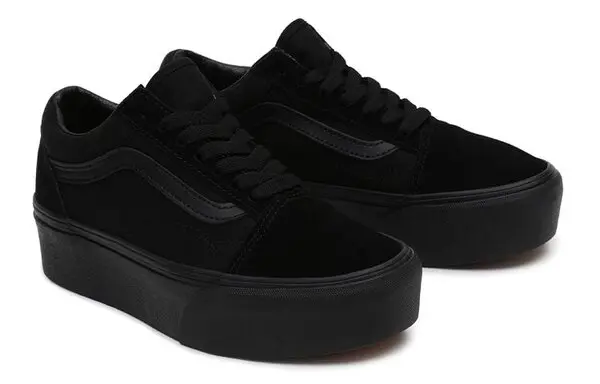 VANS Old Skool Stackform Platform Sneakers - Black