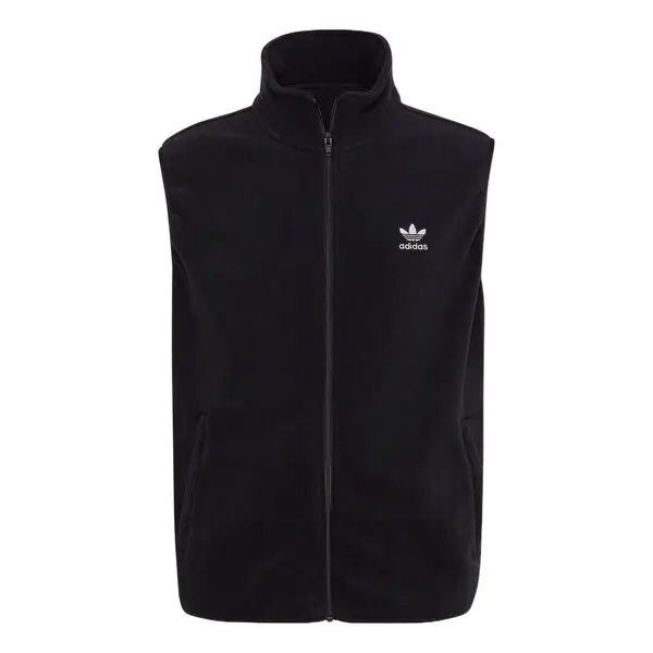 Adidas Adicolor 3-stripes Fleece Vest - Black
