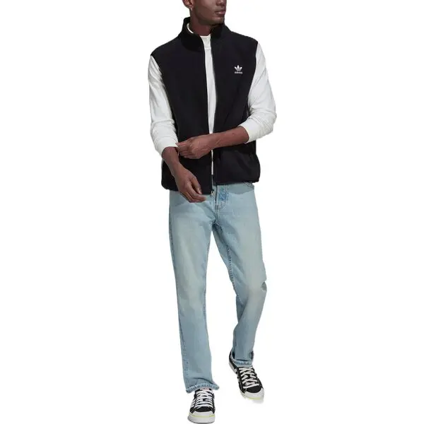 Adidas Adicolor 3-stripes Fleece Vest - Black