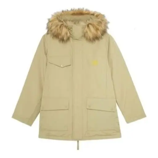 NEW BALANCE Fur Collar Parka Jacket