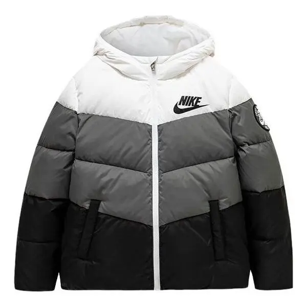 Nike Colorblock Chevron Puffer Jacket - Multi-color