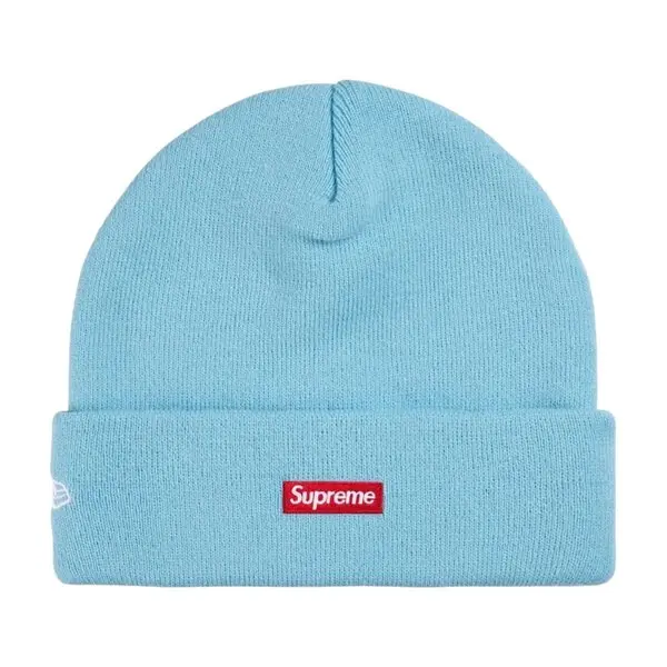 Supreme X New Era Ss26 Devil S Logo Beanie - Light Blue