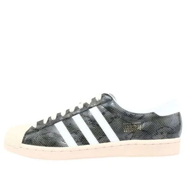 Adidas Superstar Vintage Snakeskin Sneakers - Black