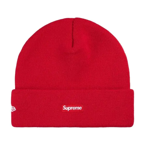 Supreme X New Era Devil S Logo Beanie - Red