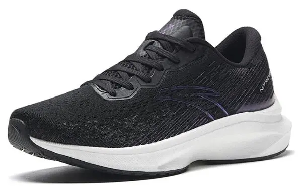 ANTA Champion Lite Athletic Sneakers - Black/purple/white