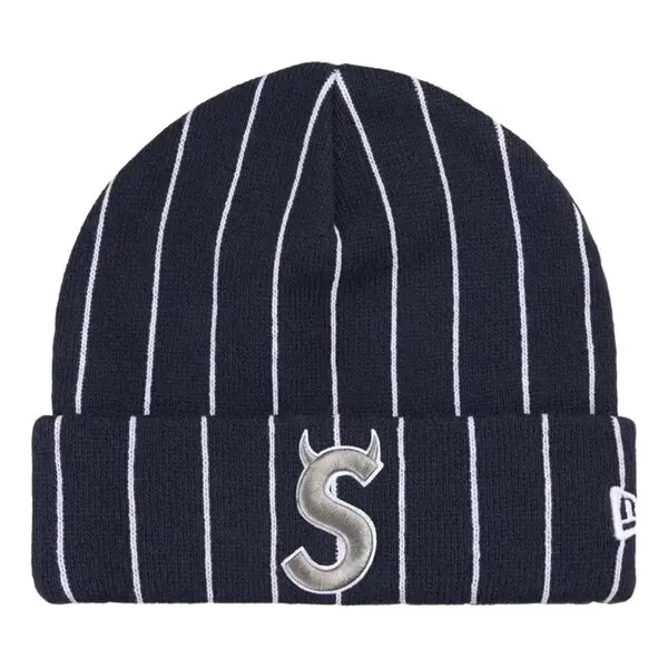 Supreme X New Era Ss26 Devil S Logo Beanie - Stripe