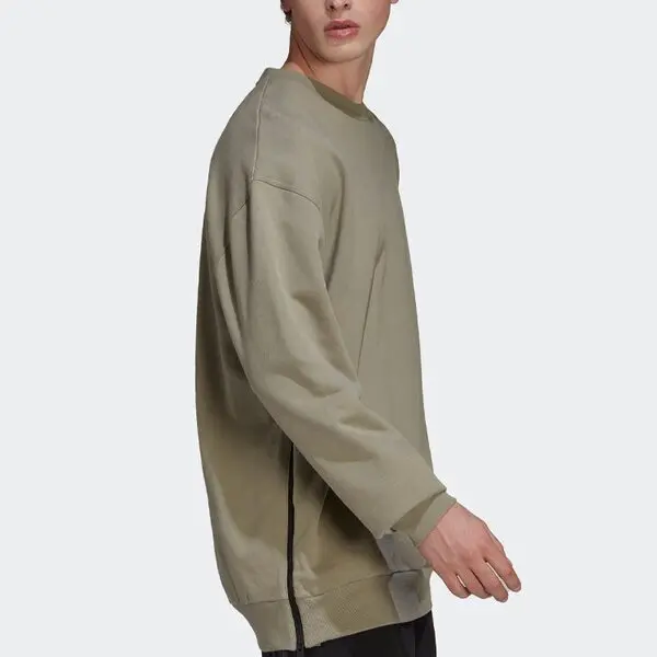 Adidas Solid Color Crewneck Pullover