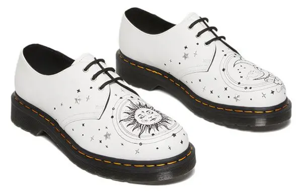Dr. Martens 1461 Cosmic Embroidered Leather Oxford Shoes
