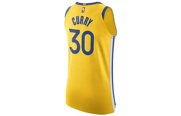 Nike Golden State Warriors Stephen Curry Basketball Jersey - Yellow