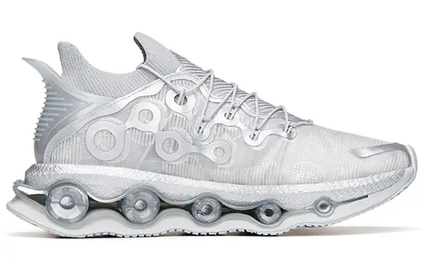ANTA Energy Running Series Athletic Sneakers - Silver/white