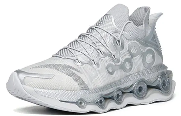 ANTA Energy Running Series Athletic Sneakers - Silver/white