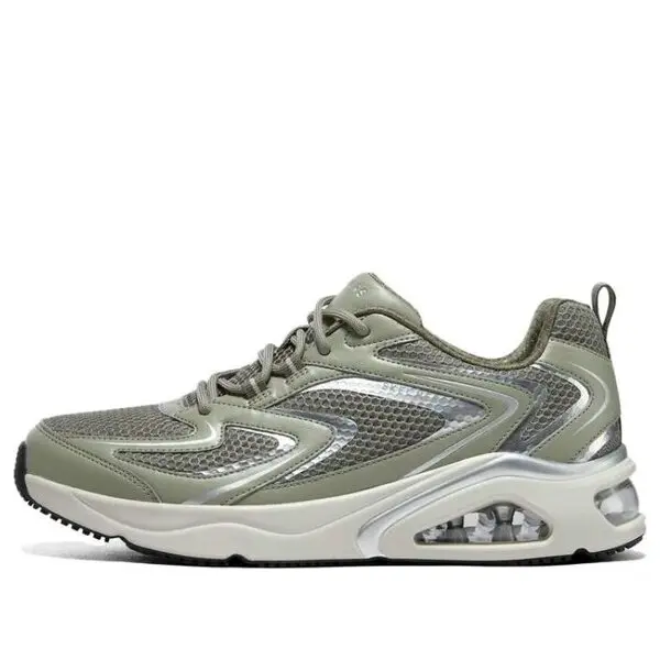 Sketchers Tres Air Uno Athletic Lace-up Sneakers - Sage