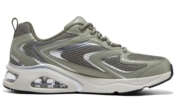 Sketchers Tres Air Uno Athletic Lace-up Sneakers - Sage