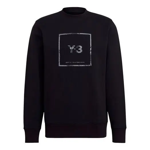 Adidas Y-3 Ss21 Reflective Square Logo Crewneck