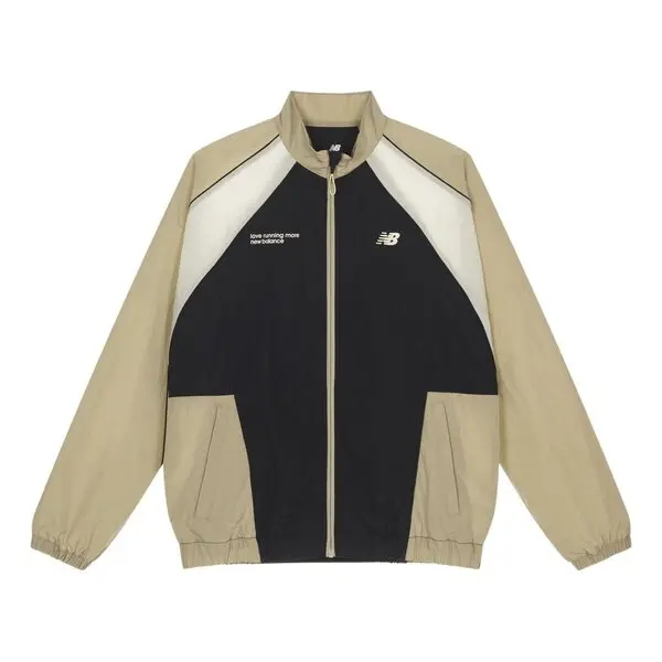 NEW BALANCE Color Block Woven Zip-up Windbreaker Jacket