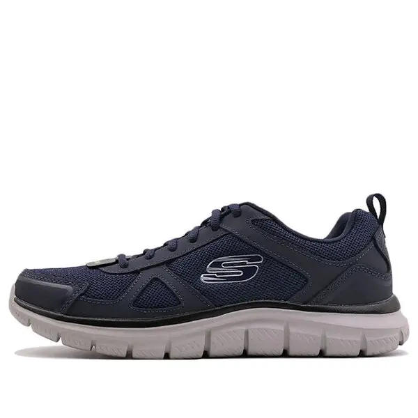 Sketchers Track Low Top Running Shoes - Blue