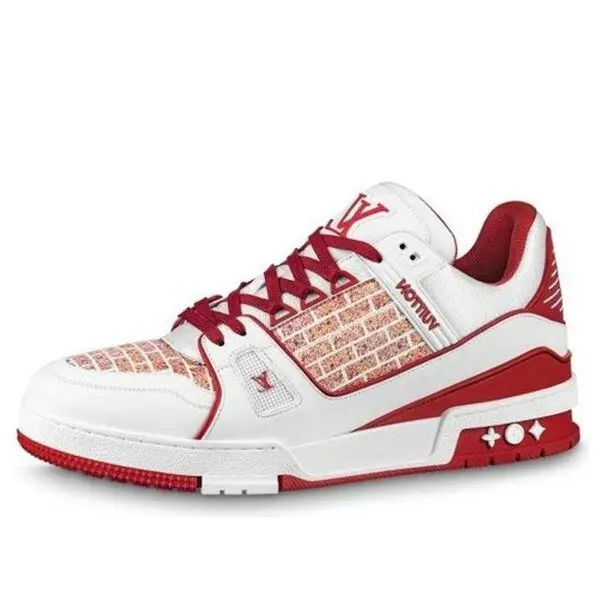 LOUIS VUITTON X Lady Trainers - White/red
