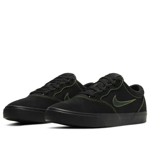 Nike Chron Slr Low Top Sneakers - Black/green