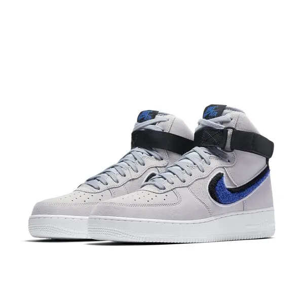 Nike Force 1 High '07 Lv8 'chenille Swoosh Wolf Sneakers