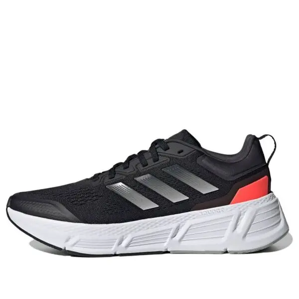 Adidas Questar Matte Silver Low Top Sneakers - Black