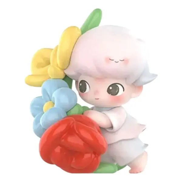 POP MART Dimoo Moments In Boom Series "hugging Spring" Collectible Figure - Multi-color