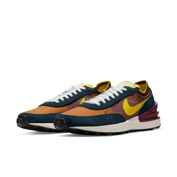 Nike Waffle One Se Low Top Sneakers - Red/blue/white