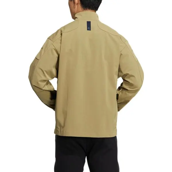 Adidas Chest Logo Stand Collar Zipper Long Sleeves Jacket