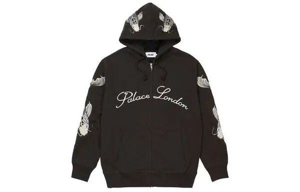 PALACE Fw21 Carp Zip Hood Jacket - Black