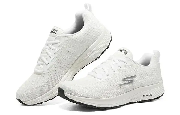 Sketchers Go Run Athletic Lace-up Sneakers - White